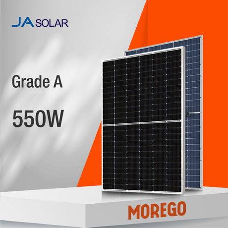 JA Solar Bifacial Solar Panel 530W 535W 540W 545W 550W Double Glass ...