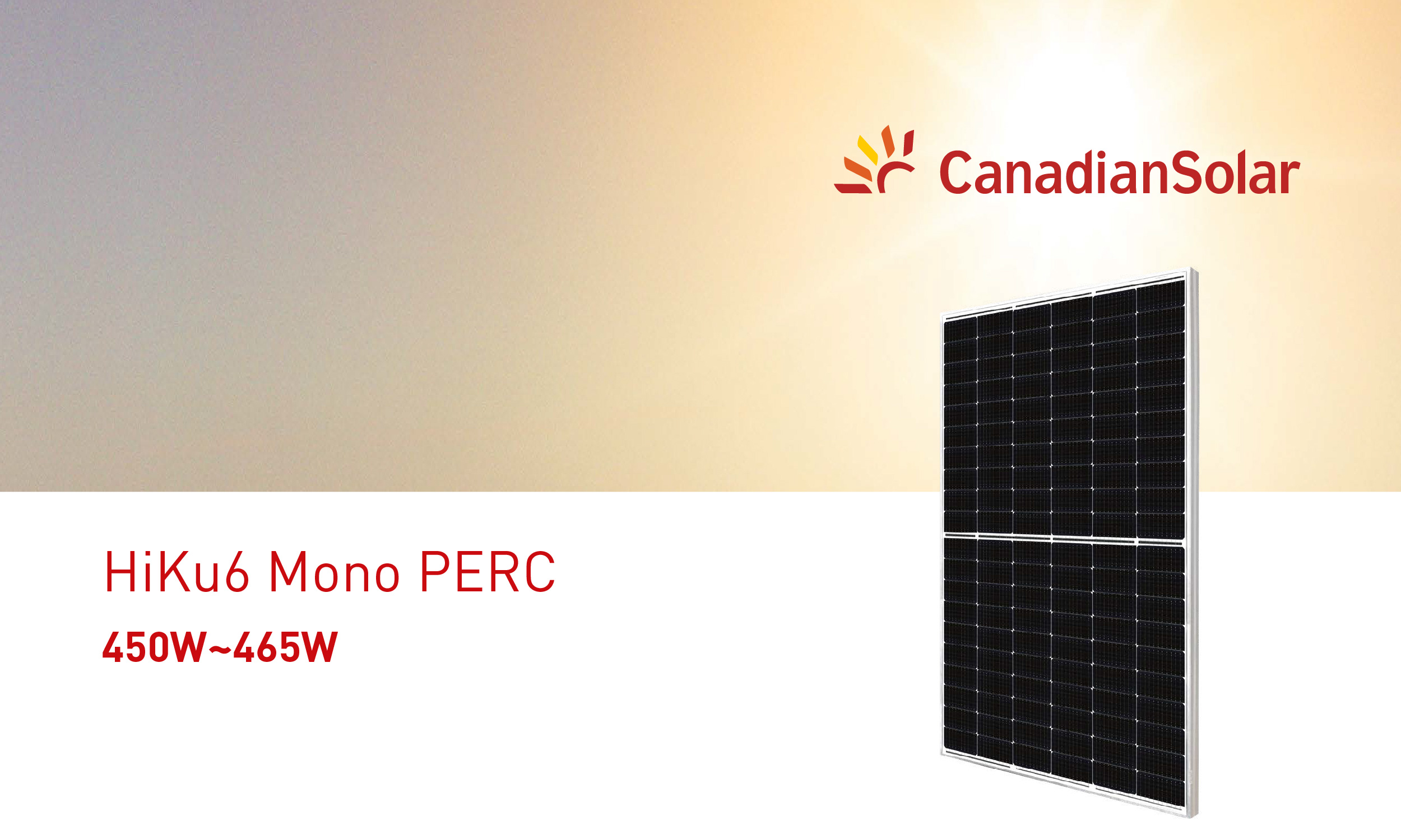 Canadian 182mm CS6L Solar Panels Mono Half Cell 455W 460W 465W PV Panel ...