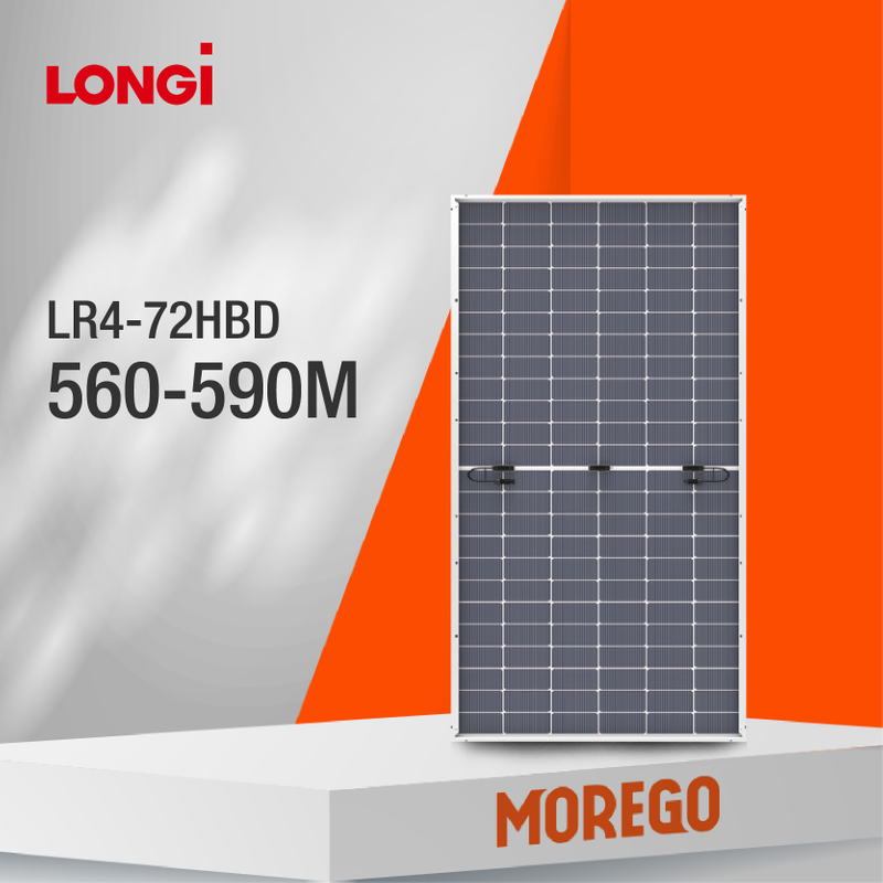 Longi solar Hi-MO7 Bifacial HPDC cell technology Superior PV Module 580W 585W 590W Solar Panels ...