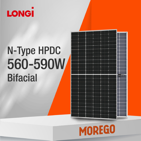 Longi solar Hi-MO7 Bifacial HPDC cell technology Superior PV Module 580W 585W 590W Solar Panels ...