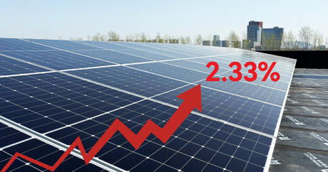 What is the significance of the power generation gain from solar panels? How much money can be ...